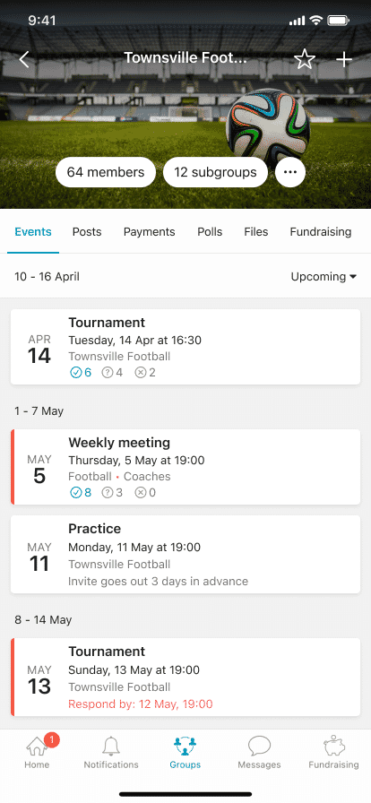 Spond App Features Overview | Try it for Free