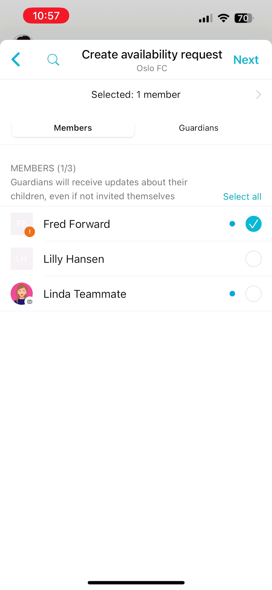 Team Availability App | Download Spond