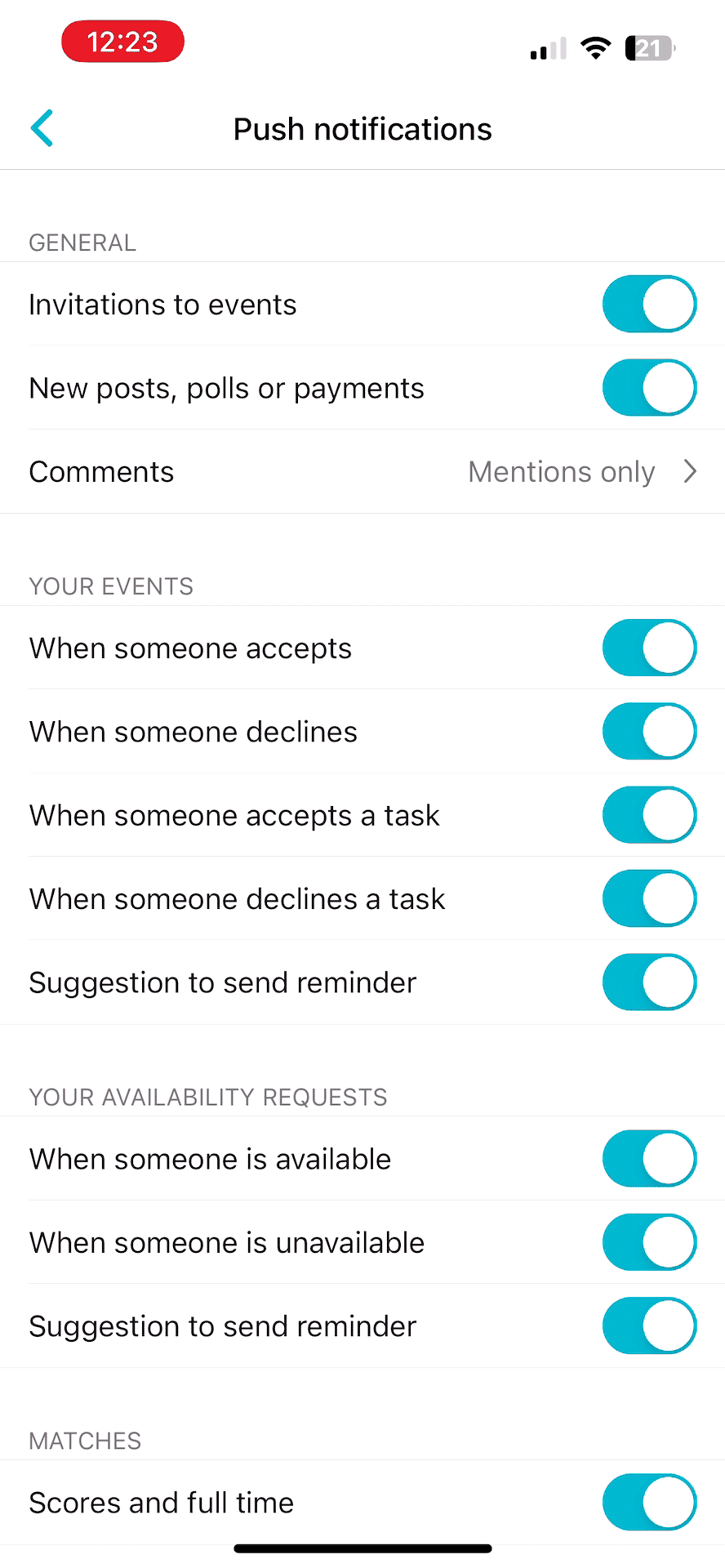 Notify Club Members | Send Notifications in Spond