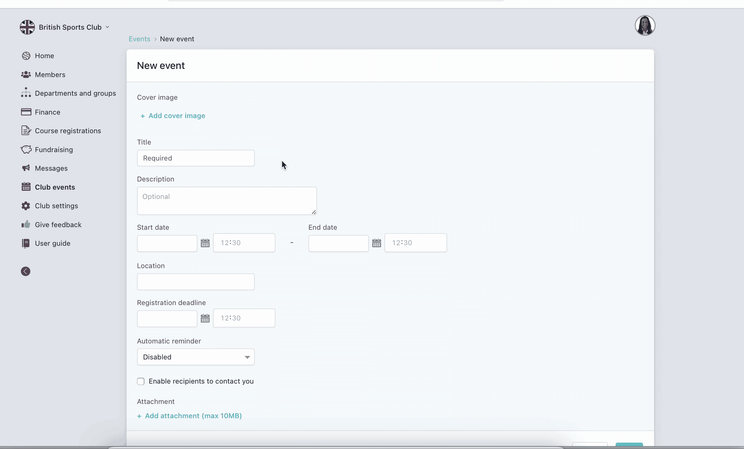 Planning Events | Spond