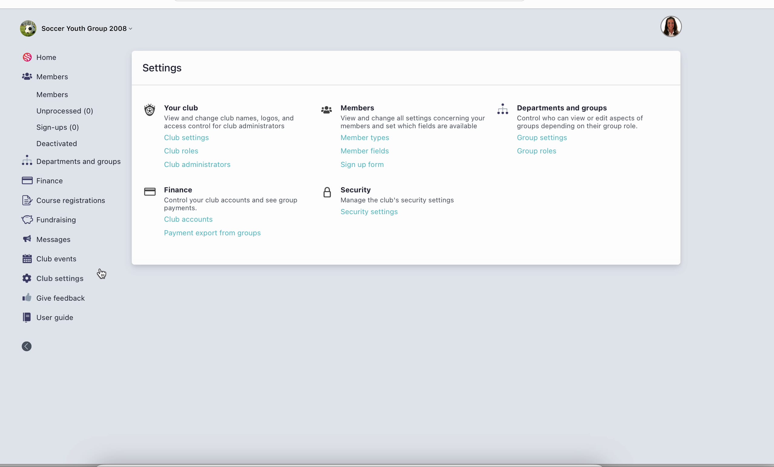 Spond Club Overview | Spond